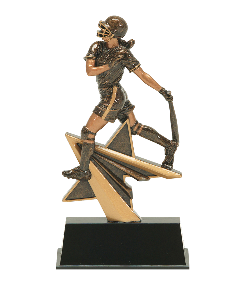Baseball Female Resin 18cm