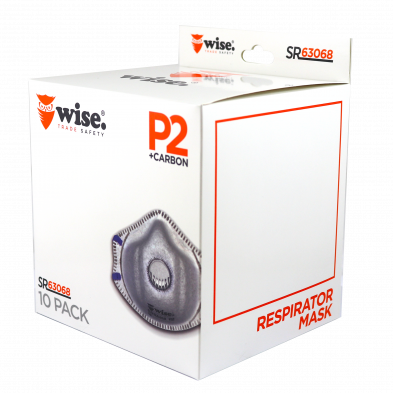 Wise - P2 Respirator Mask With Carbon - 10 Pack